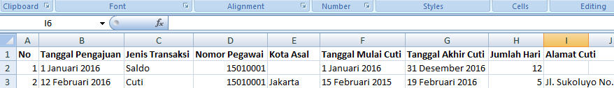 Contoh Surat Cuti Pegawai di Excel - Cukup 15 Menit Bisa! | Jagoan Excel