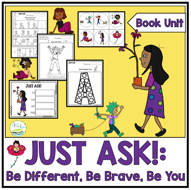 JUSK ASK!: Be Different, Be Brave, Be You BOOK UNIT ~ Book Units by Lynn