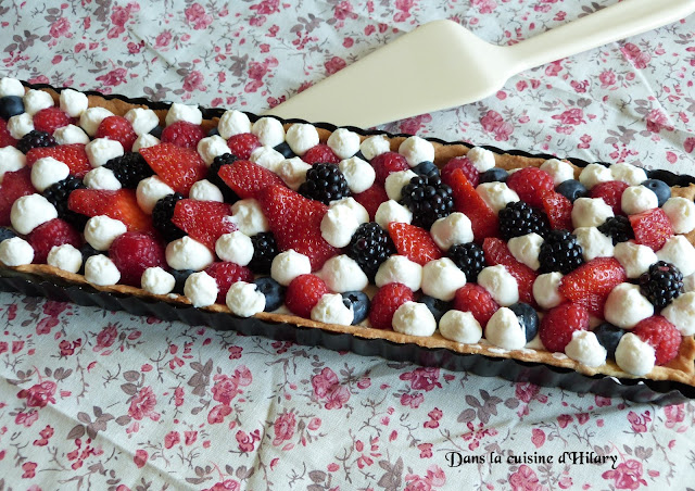 Dans la cuisine d'Hilary: Tarte aux fruits rouges et chantilly ...