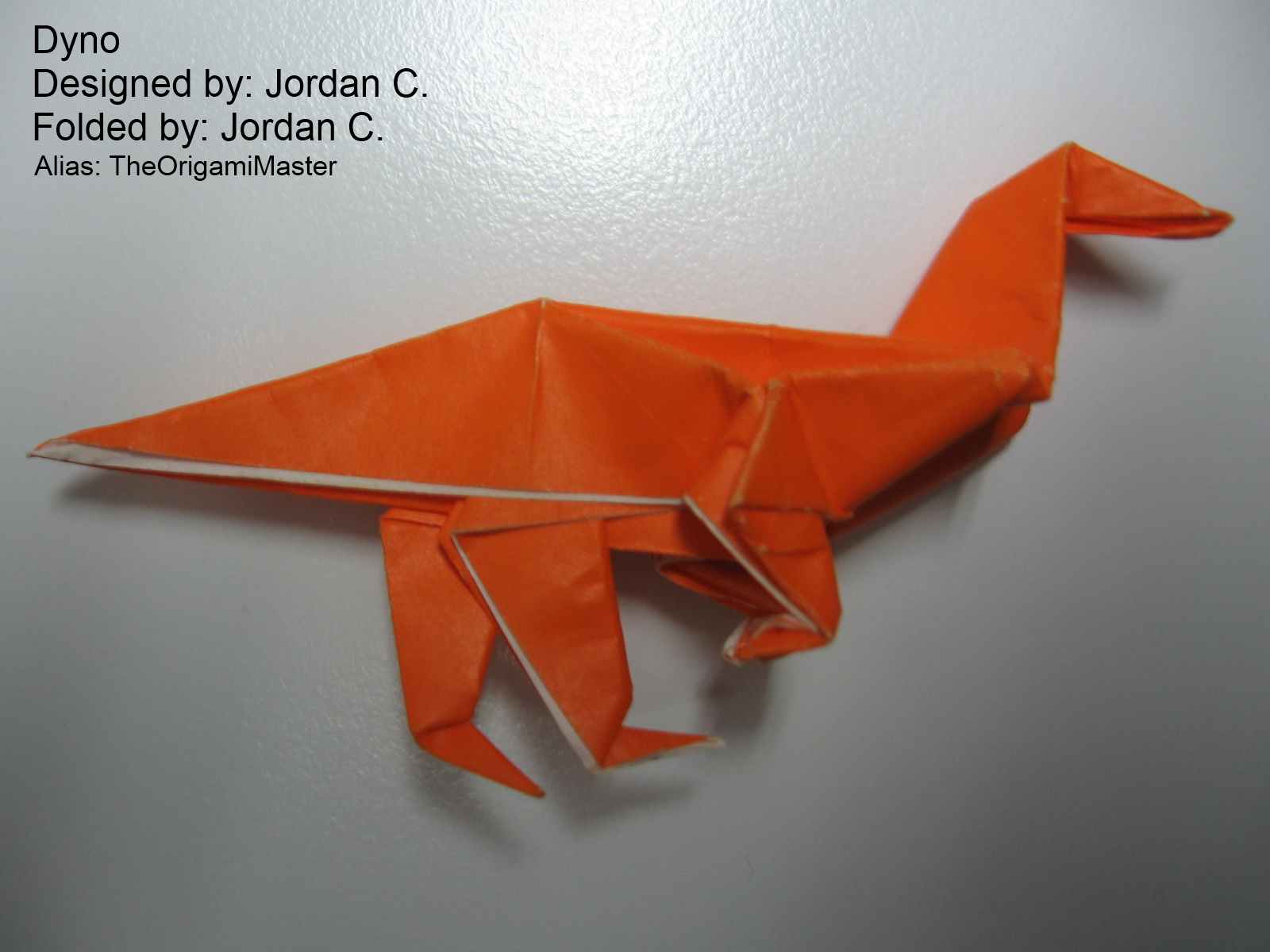 The Origami Master's Blog: Dinosaur (Dyno)