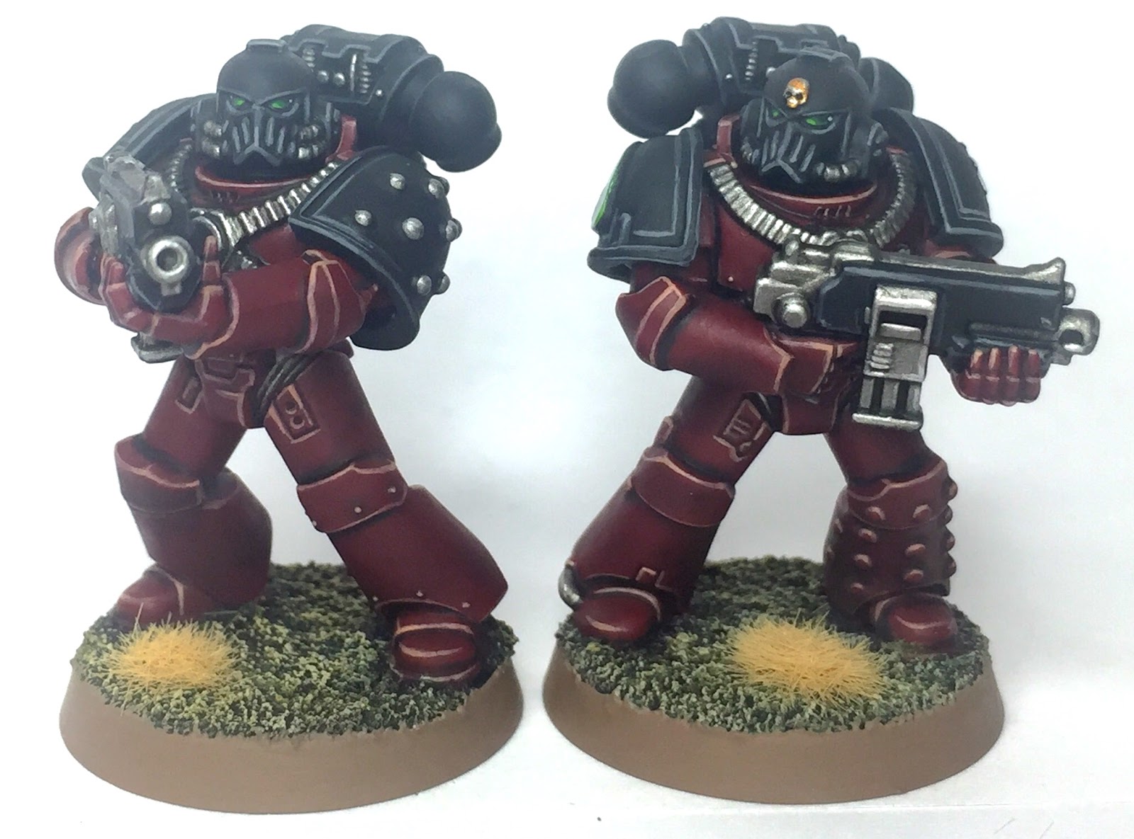 Oldhammer 40k: Five more Flesh Tearers in Maximus Armour