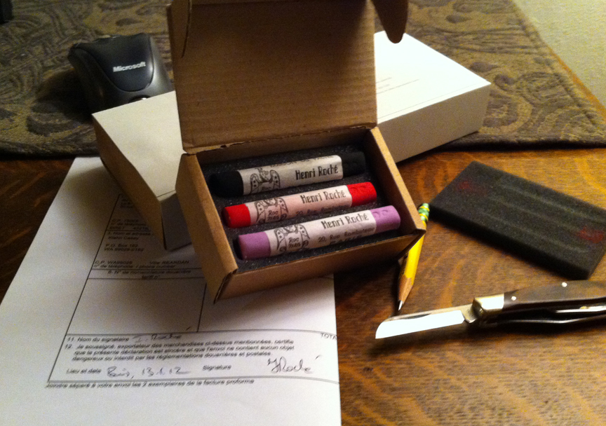 A little box has arrived from Paris, France.