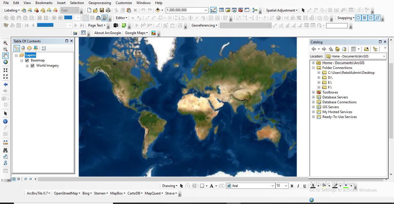 How to Add latest Satellite Image in Arc GIS | How to display /Enable ...