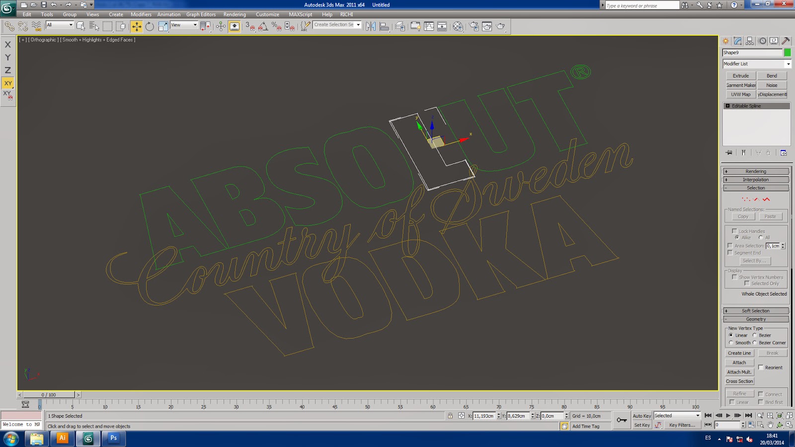 VRAY BLOG TUTORIALES NOTICIAS: TUTORIAL IMPORTAR VECTORES DE ...