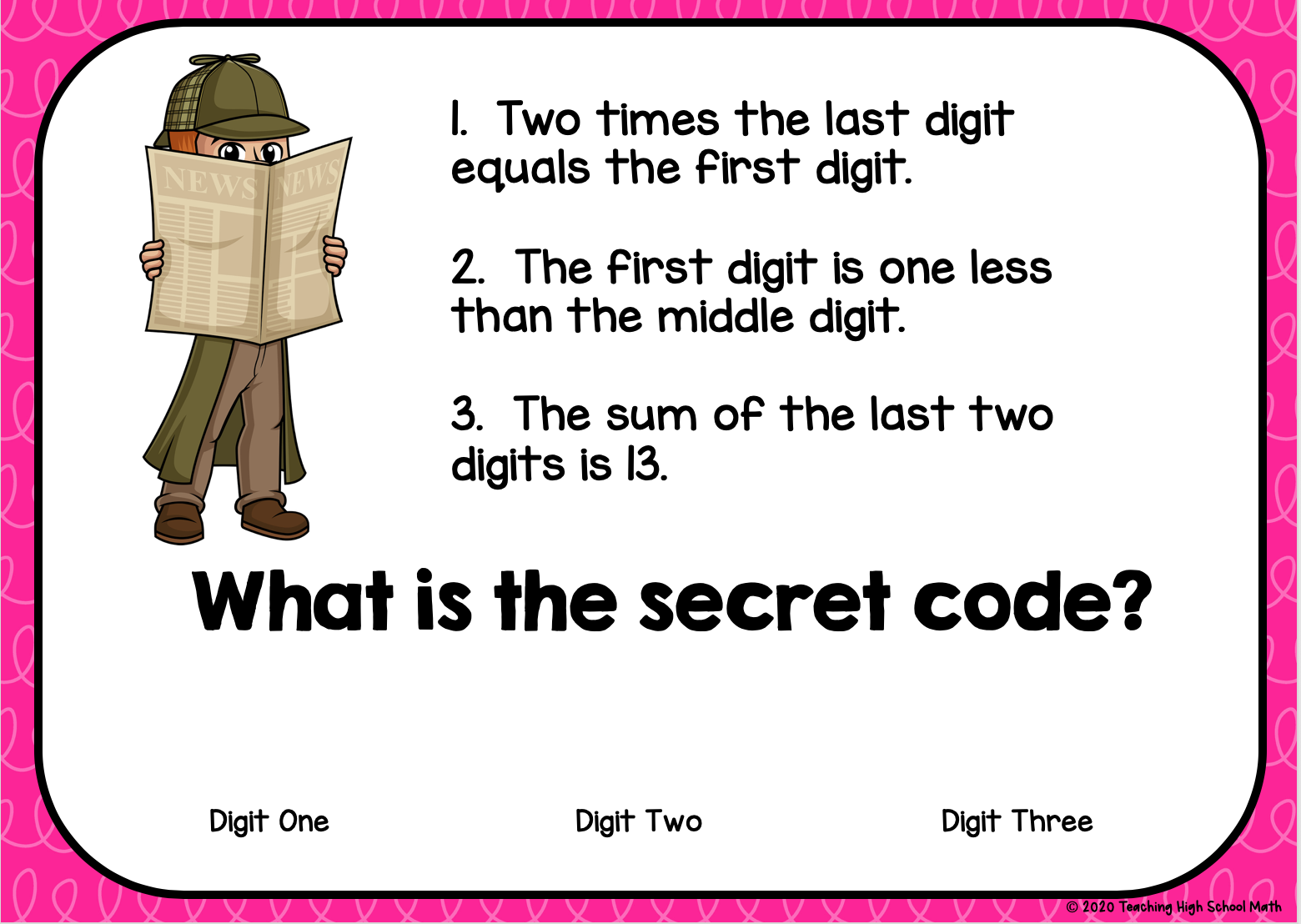 Improve Critical Thinking - Use Secret Code Puzzles | Teaching High ...