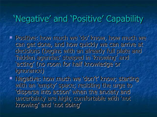 English Literature : Keats Negative Capability