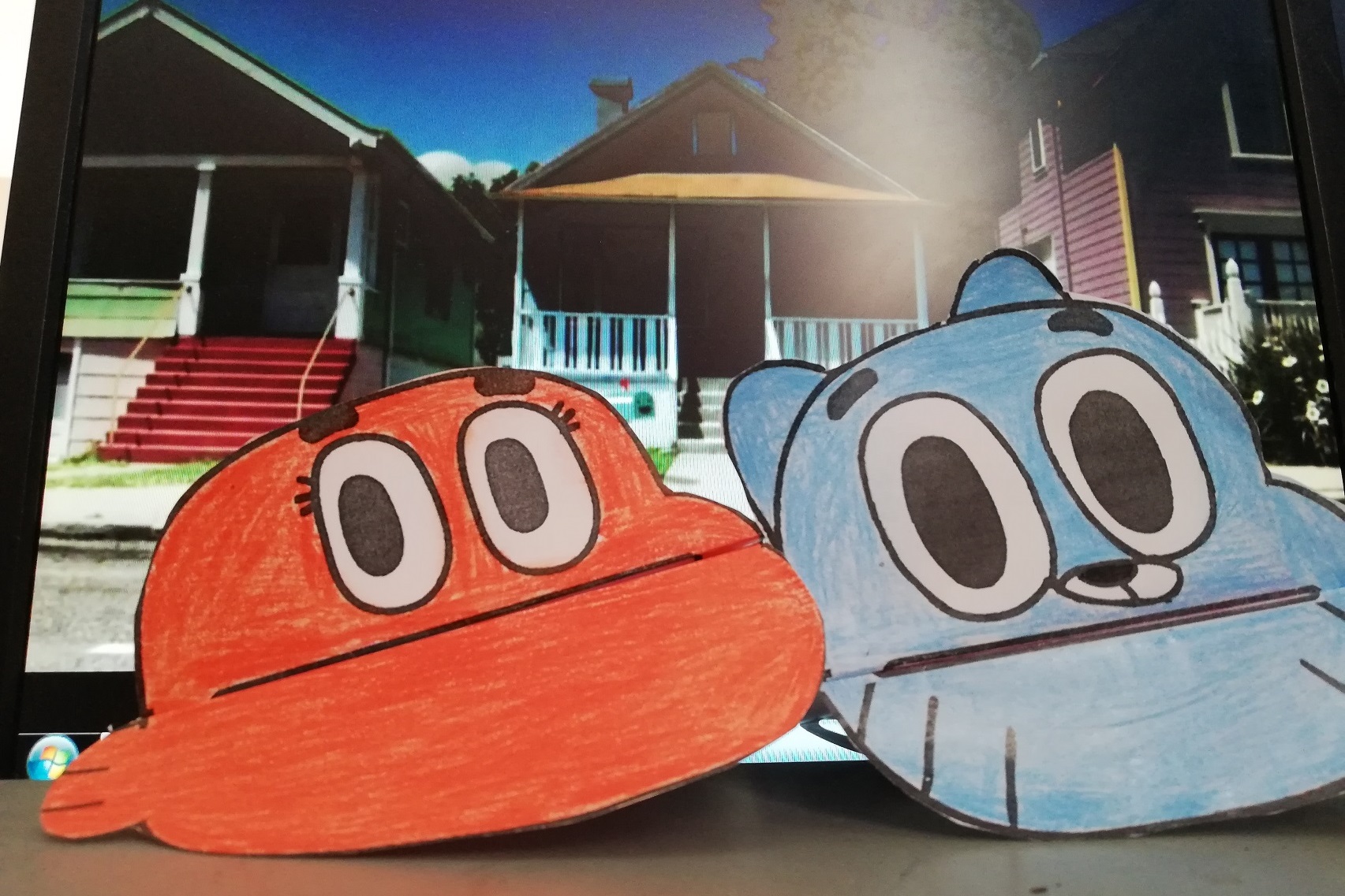 How to make Gumball and Darwin Puppet? | 3D Kağıt Maket Sanatı