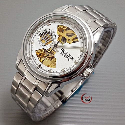 Rolex-Geneve-Rantai-SilverWhite | Pusat Jam Tangan Murah, Pusat Jam ...
