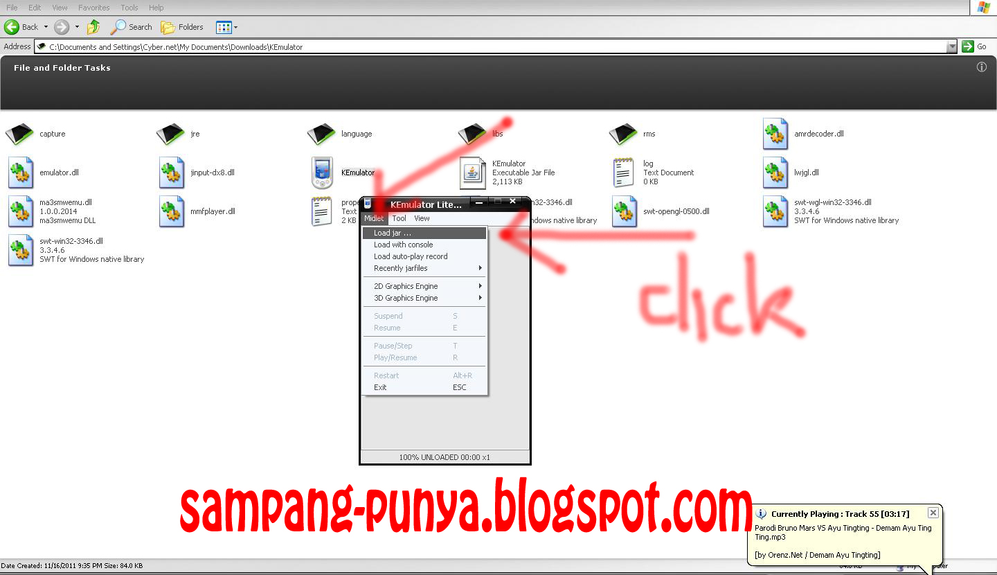KEmulator game HP java to PC | Sampang Punya