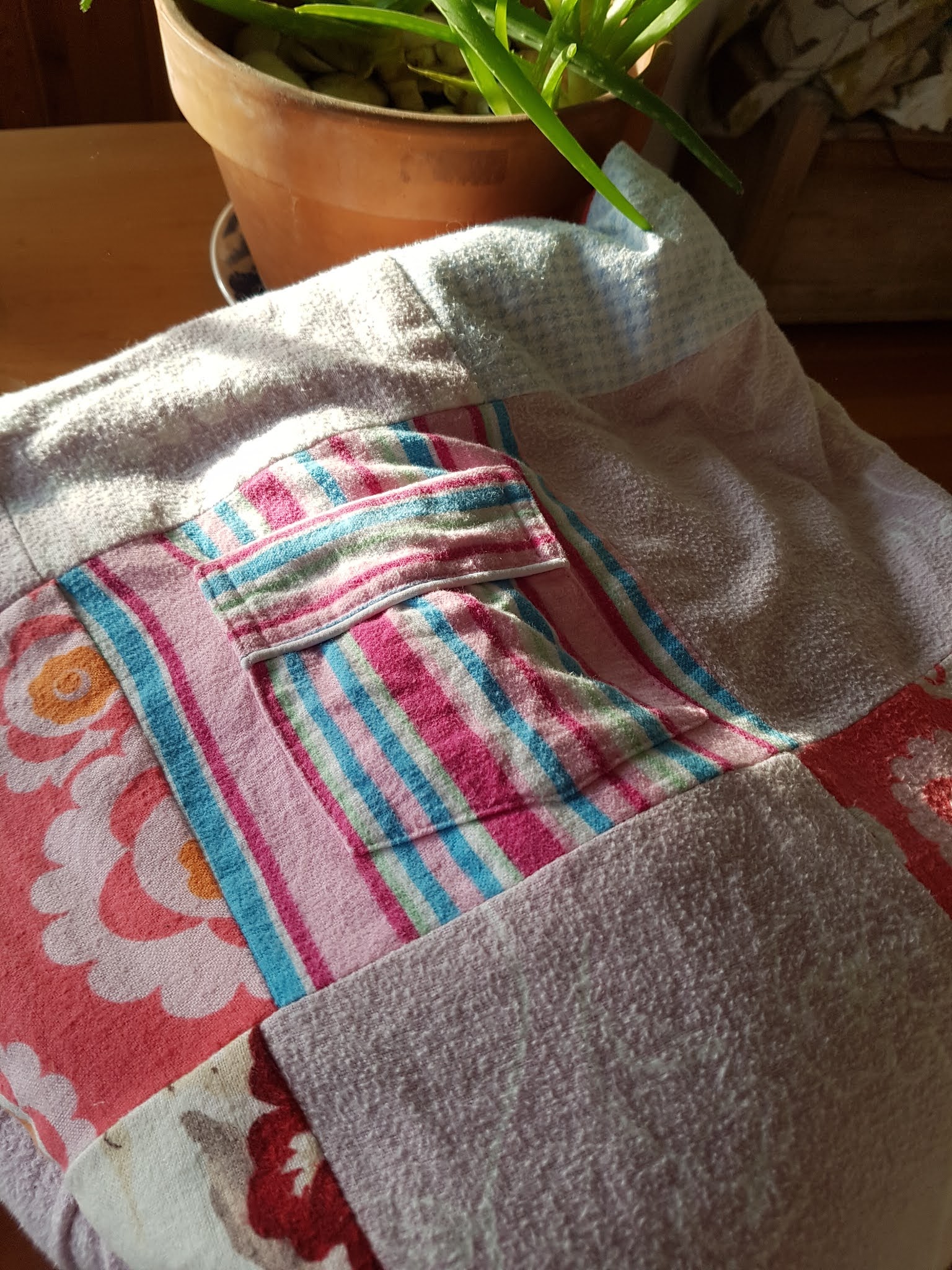 How to Make a Patchwork Quilt for Zero Dollars