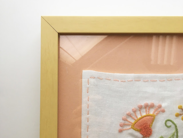 little dear tracks: How to Frame your Embroidery