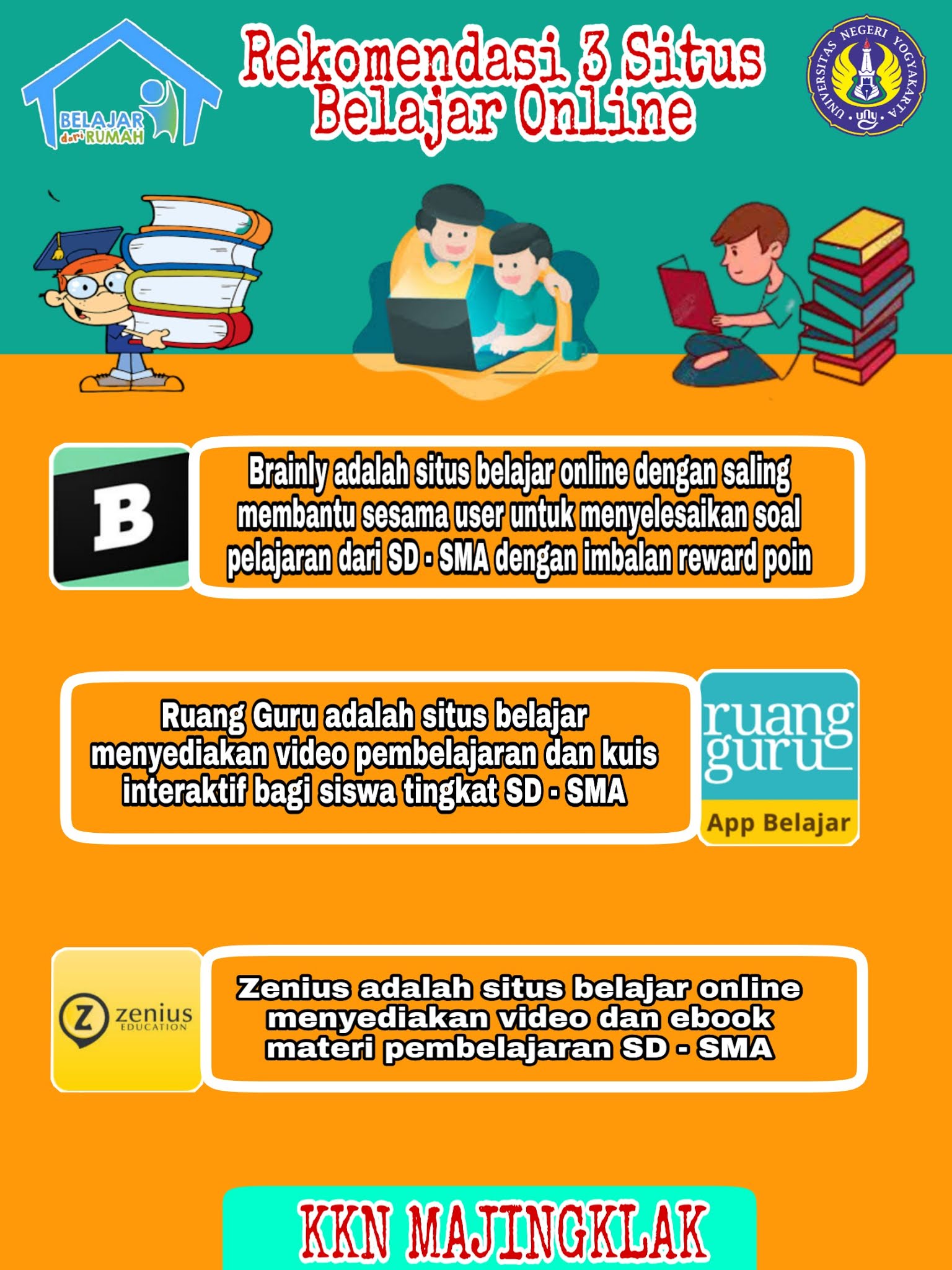 KKN Day 43 - Pembuatan Poster Rekomendasi Situs Edukasi Online ...