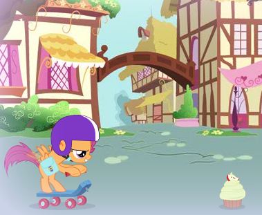 Equestria Daily - MLP Stuff!: Game: Scootaloo's Scooter Scooting