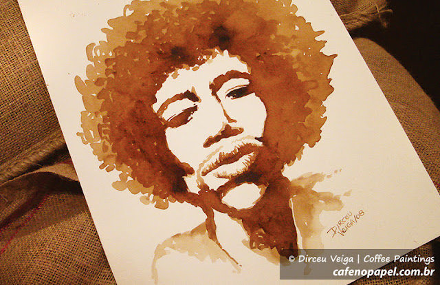 TRIBARTE: Coffee Art: Pinturas feitas usando apenas café espresso sobre ...