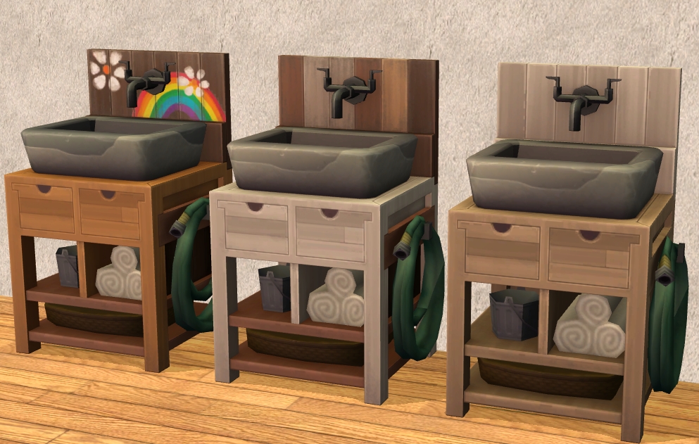 TheNinthWaveSims: The Sims 2 - TS4 Eco Lifestyle Outdoor Sink For The ...