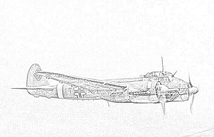 World War II in Pictures: Coloring Pages World War II Bombers