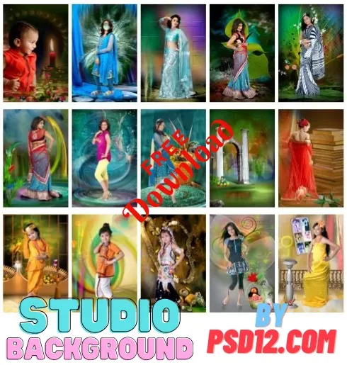 Studio Backgrounds - PSD12