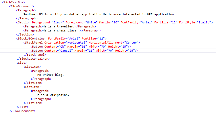 Using WPF RichTextbox to write Formatted text to MS Word. ~ Dotnet My Life