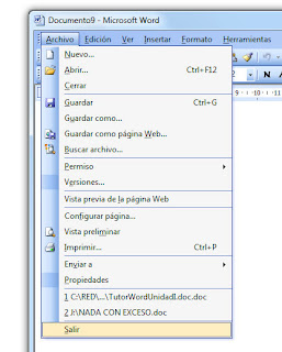 Microsoft Word. Unidad I