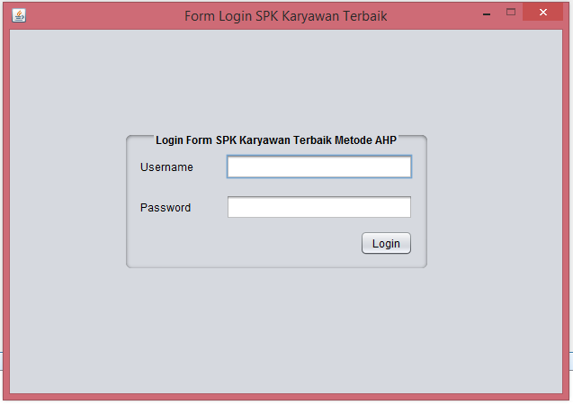 SPK berbasis java netbeans
