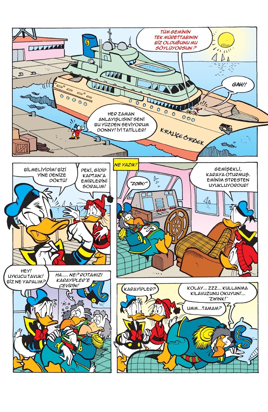 Donald DUCK Varyemez : Kaynak Çizgi diyarı : LOBADOR Paylaşımı