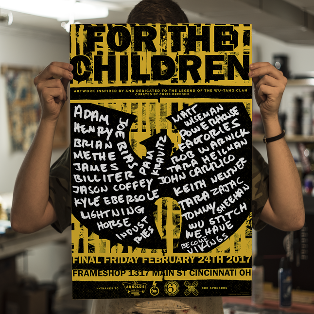 INSIDE THE ROCK POSTER FRAME BLOG: For The Children Artwork Inspired By ...