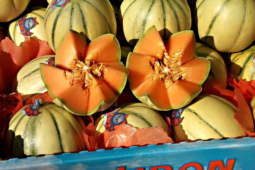 Living the life in Saint-Aignan: Melon au jambon