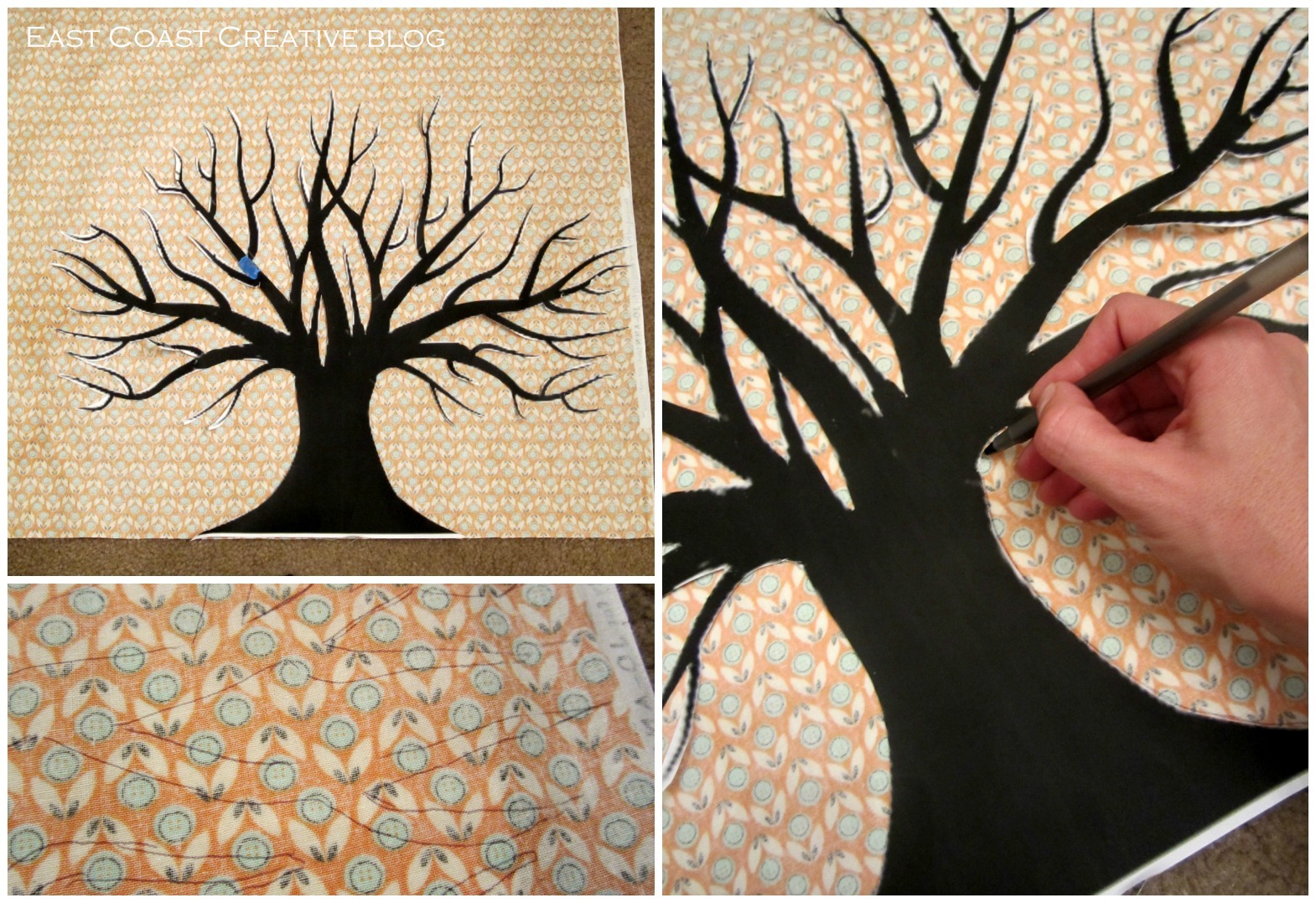 Fabric Thankful Tree Canvas | East Coast Creative