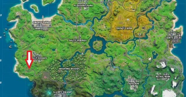 Find Letter N: Fortnite Location Guide with Map