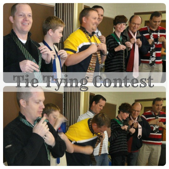 Tie Party Games and Take Homes - A Little Tipsy