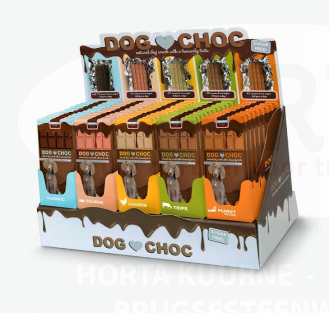 Horta Dendauw Kuurne: Dog Choc ..... een nieuwe snack voor je ...