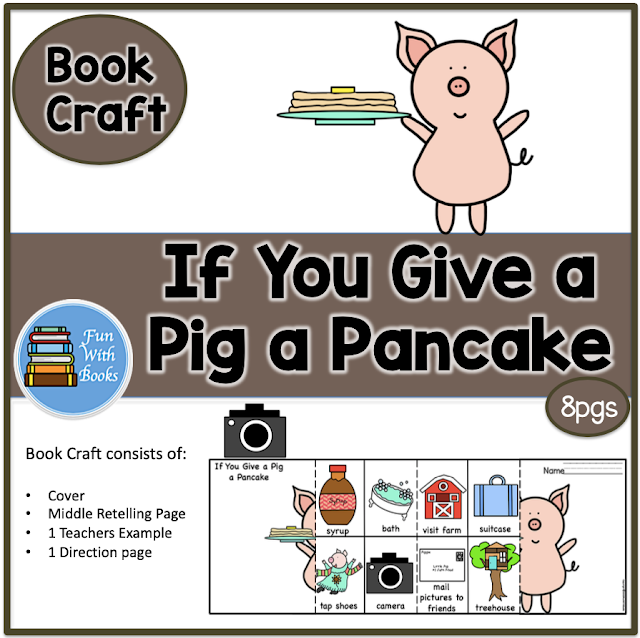 IF YOU GIVE A PIG A PANCAKE BOOK CRAFT ~ Book Units by Lynn