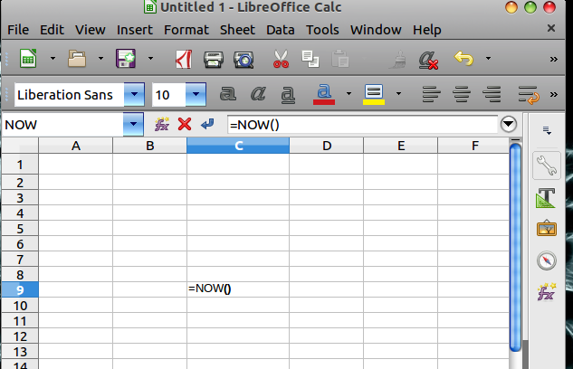 Libre Office Insert CURRENT DATE TIME In Calc Spread Sheet Libre Office Insert CURRENT DATE TIME In Calc Spread Sheet