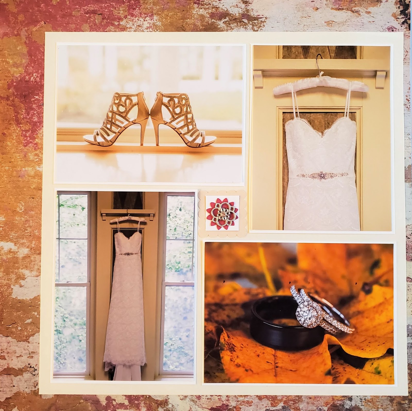 Random Memories: "All the Things" - Two Page Wedding Layout