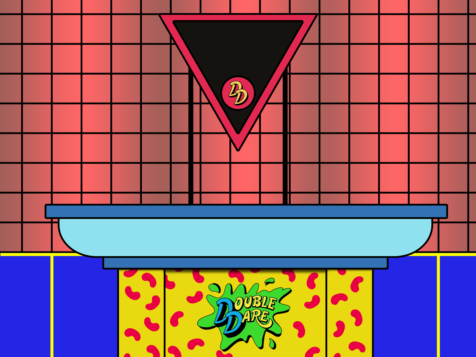 DJgames2: More Double Dare Podium Set