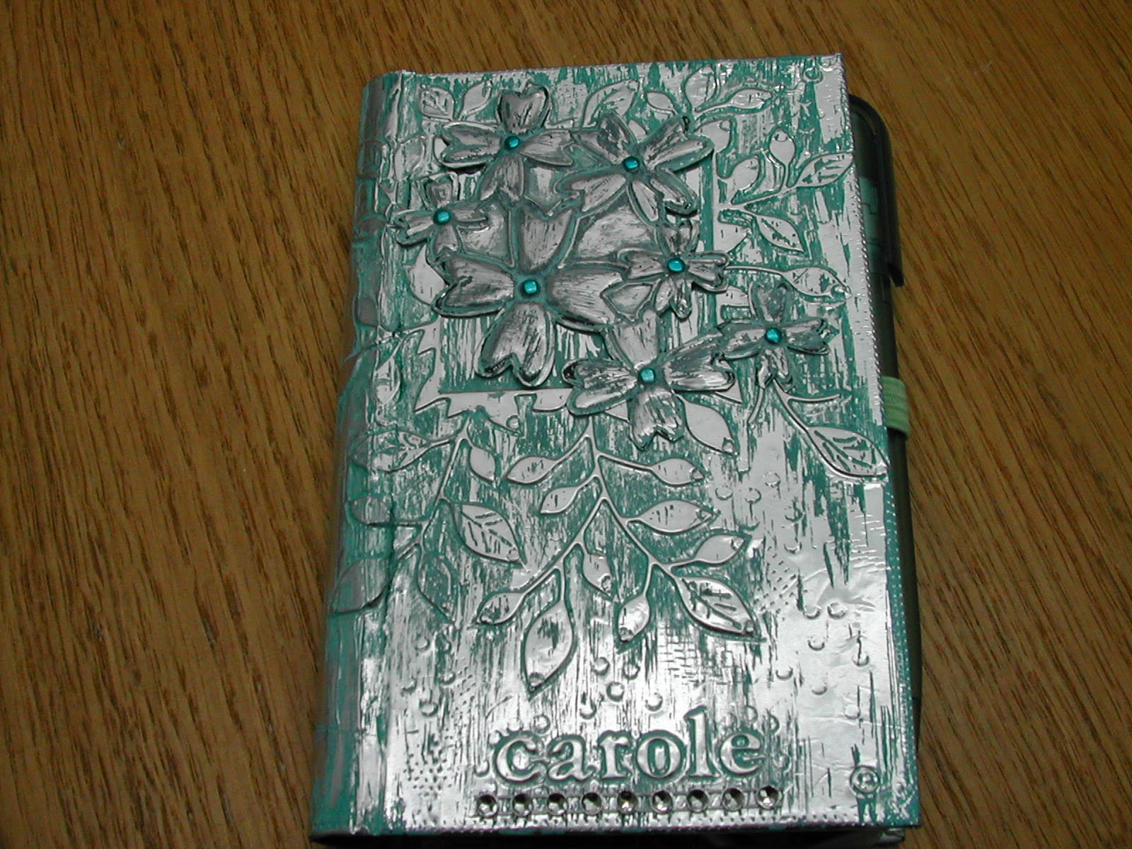 Carole's Creative Hotchpotch: Metal embossed book cover