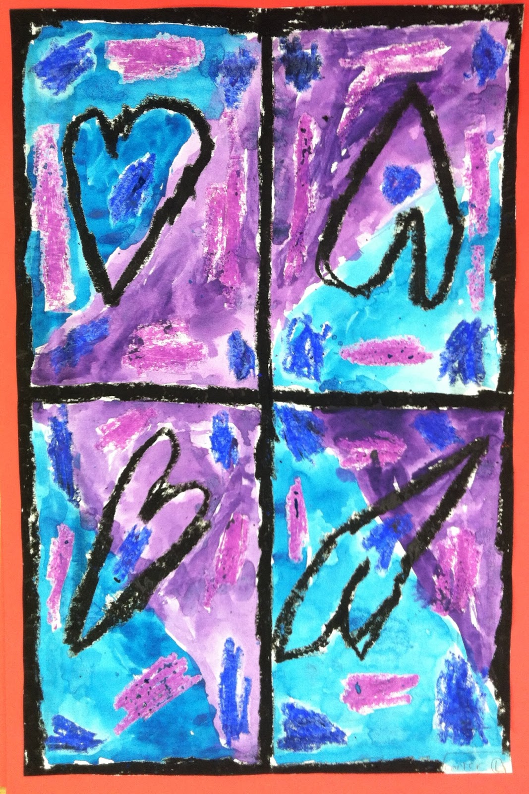 ART with Mrs. A: Fourth Grade Mixed Media Jim Dine Work