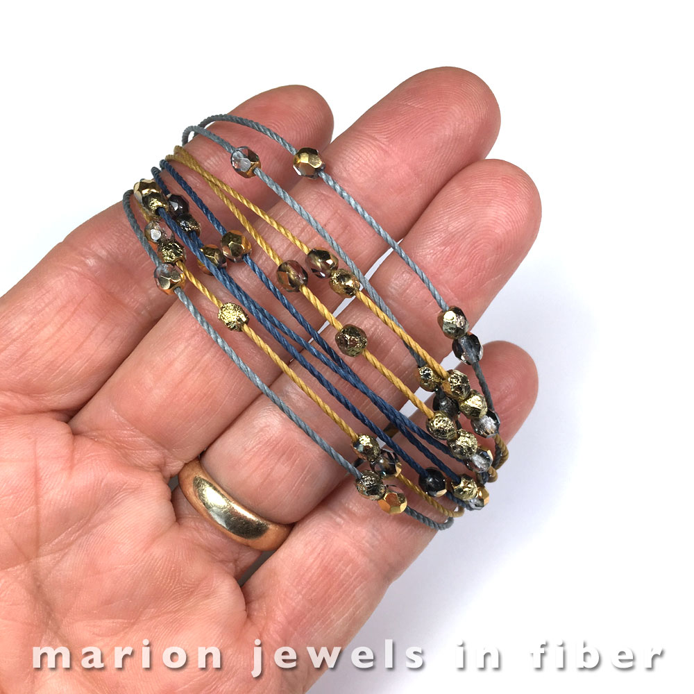 Marion Jewels in Fiber - News and Such: Multi Strand Bracelets ...