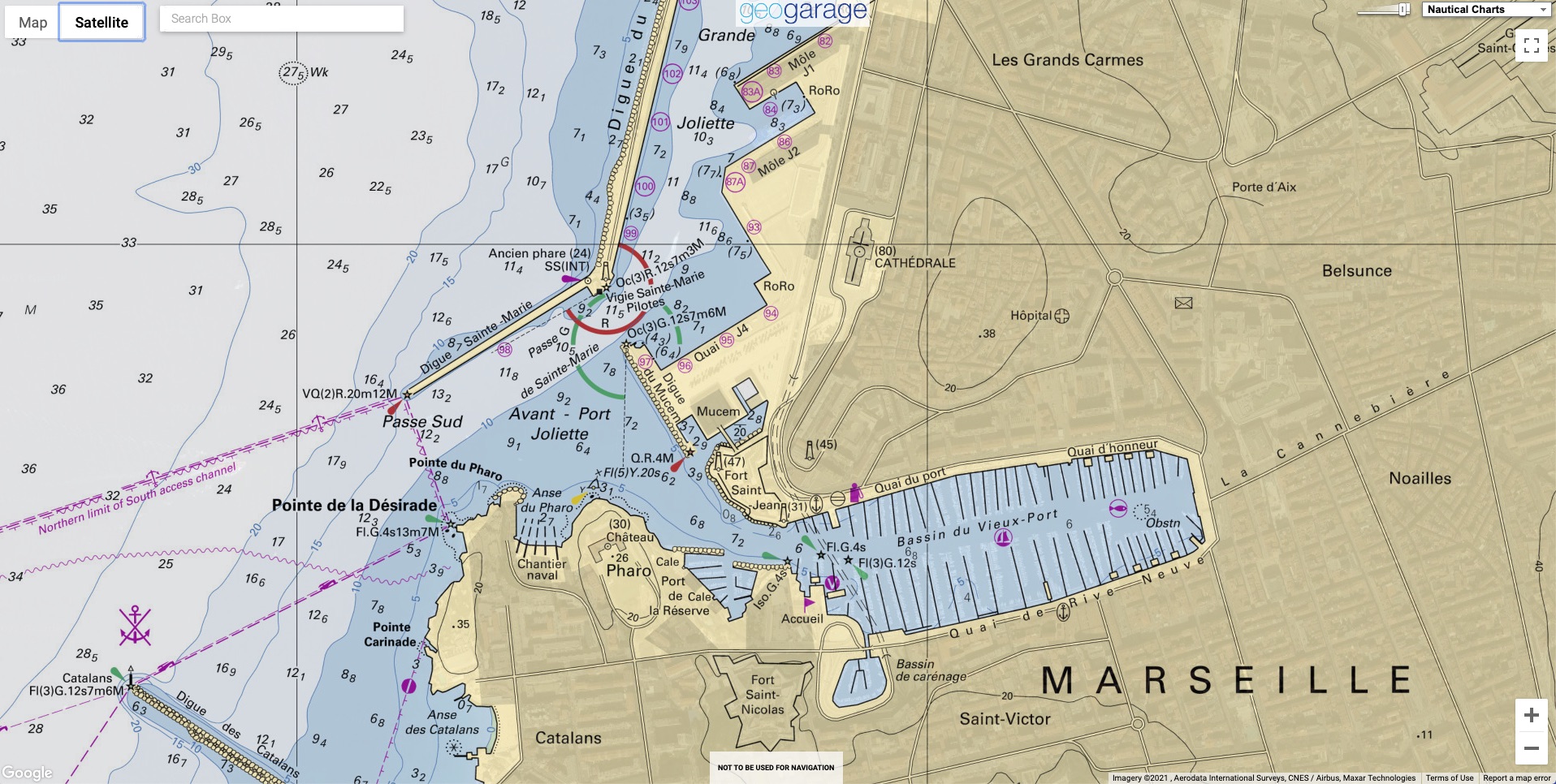 GeoGarage blog: Maps : Marseille harbor