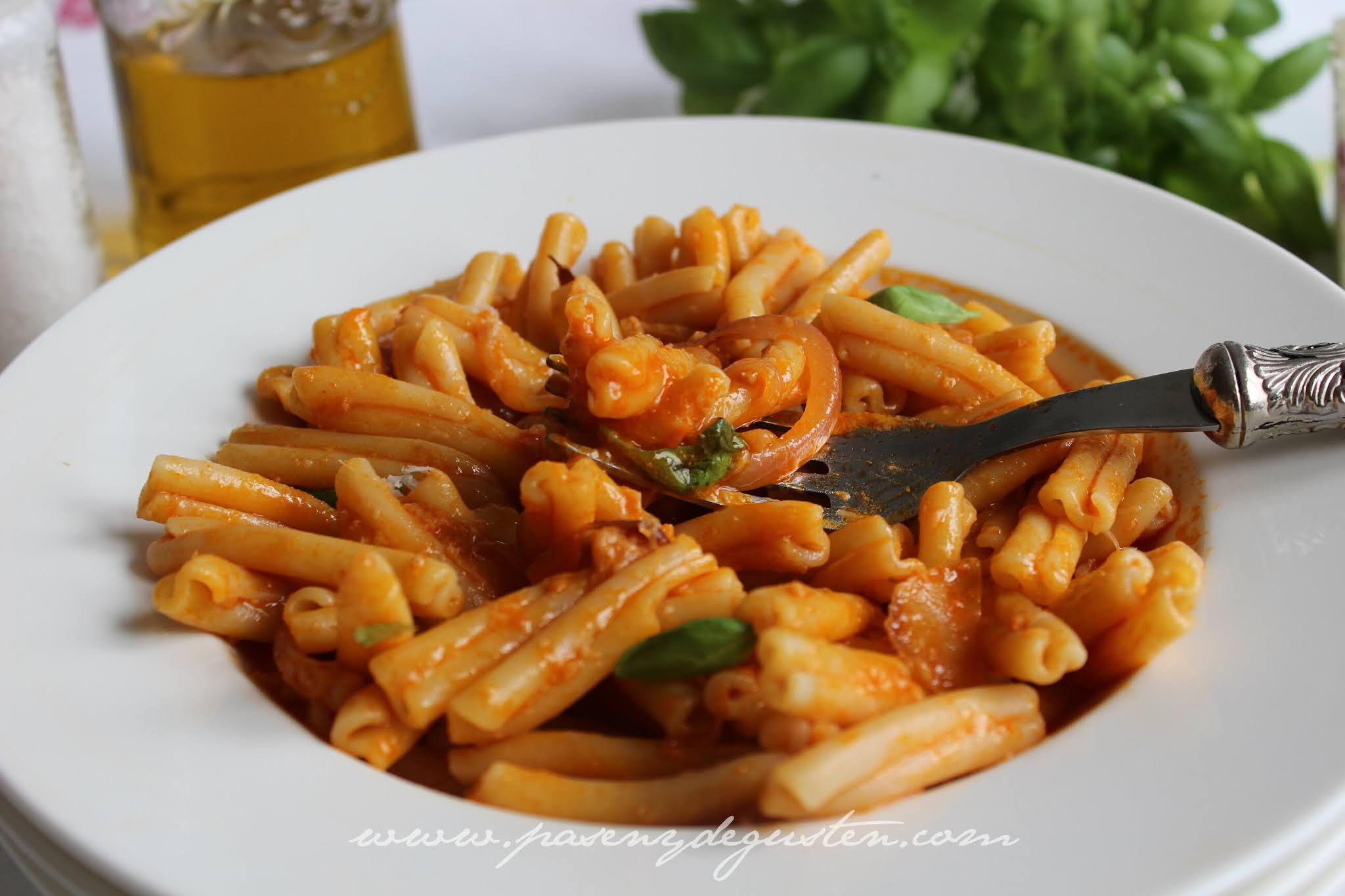 PASTA CON SOBRASADA Y PECORINO - PASEN Y DEGUSTEN