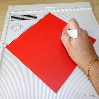 Beccy's Place: Tutorial - Origami Square Fold Card