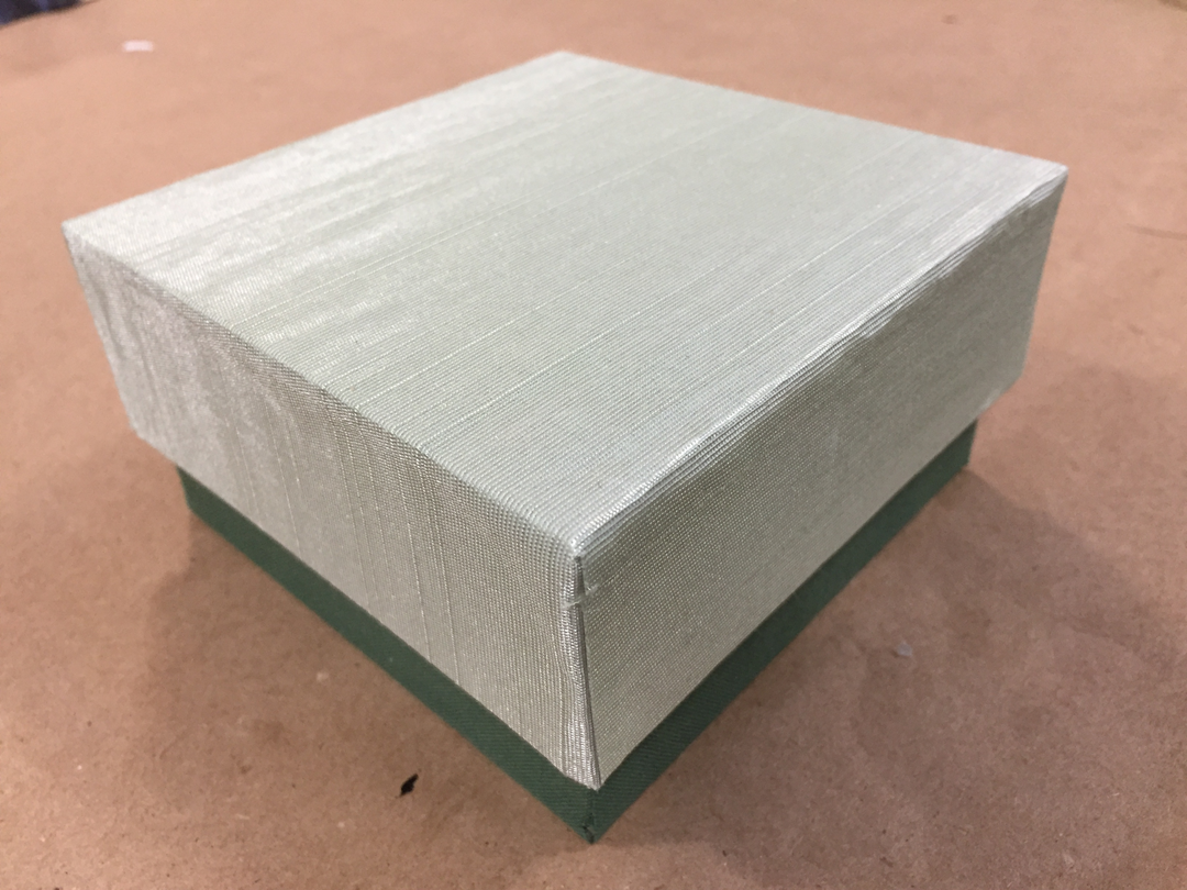 Covering a Two-Piece Box with Single Sheets