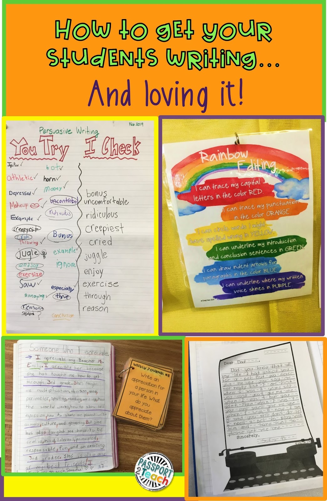 Passport2Teach: How to get your students writing...And loving it!