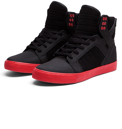 SUPRA SKYTOP (BLACK / RED - RED) | URBAN HUNT