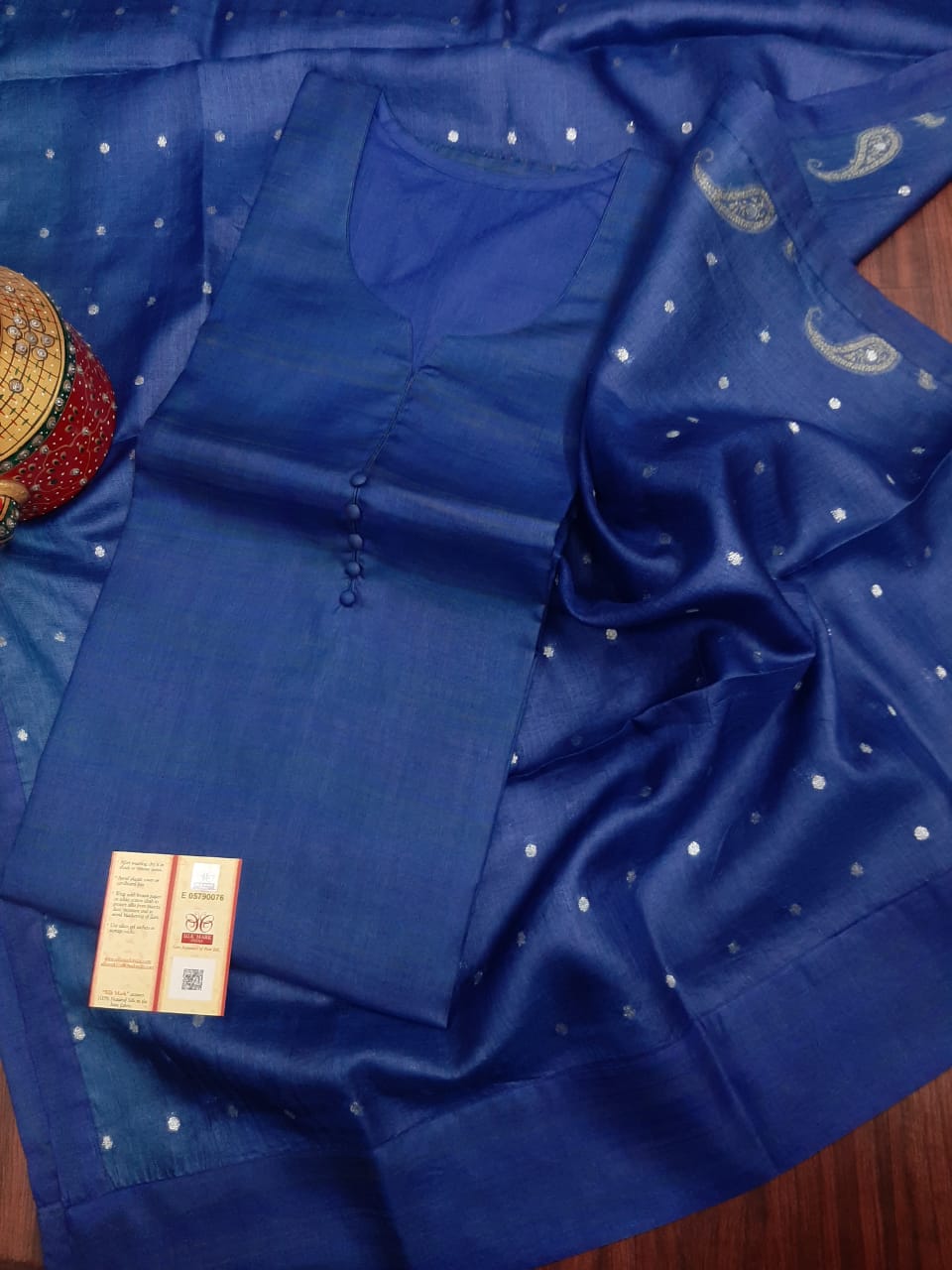 Exclusive tusser silk salwars