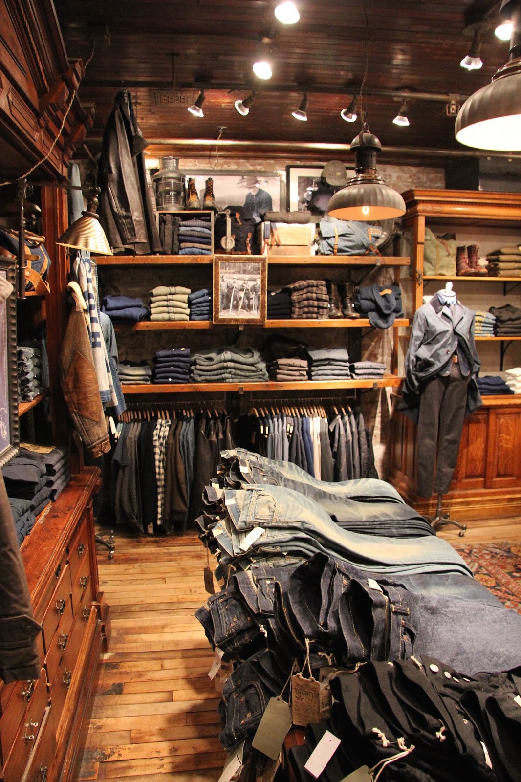 CHAD'S DRYGOODS: INSIDE THE RRL STORE, NEW YORK