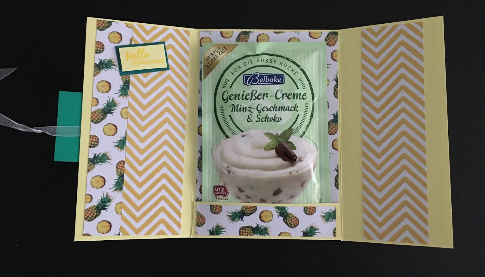 Manu´s Bastelwelt: Verpackung für Pudding