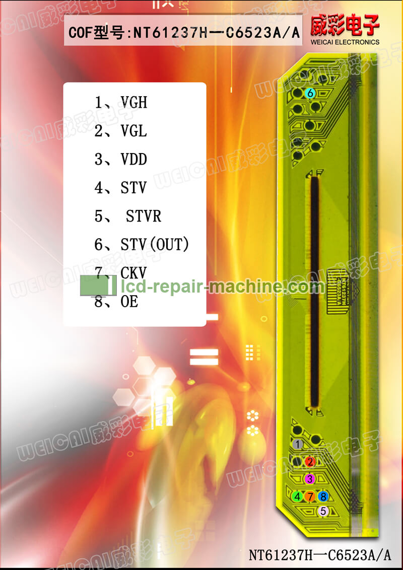 LED TV SUPPORT : COF Points Data Sheet