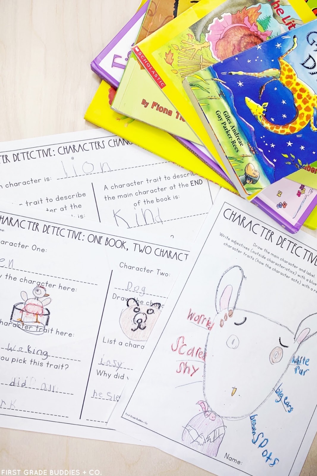 Character Traits Detective | First Grade Buddies