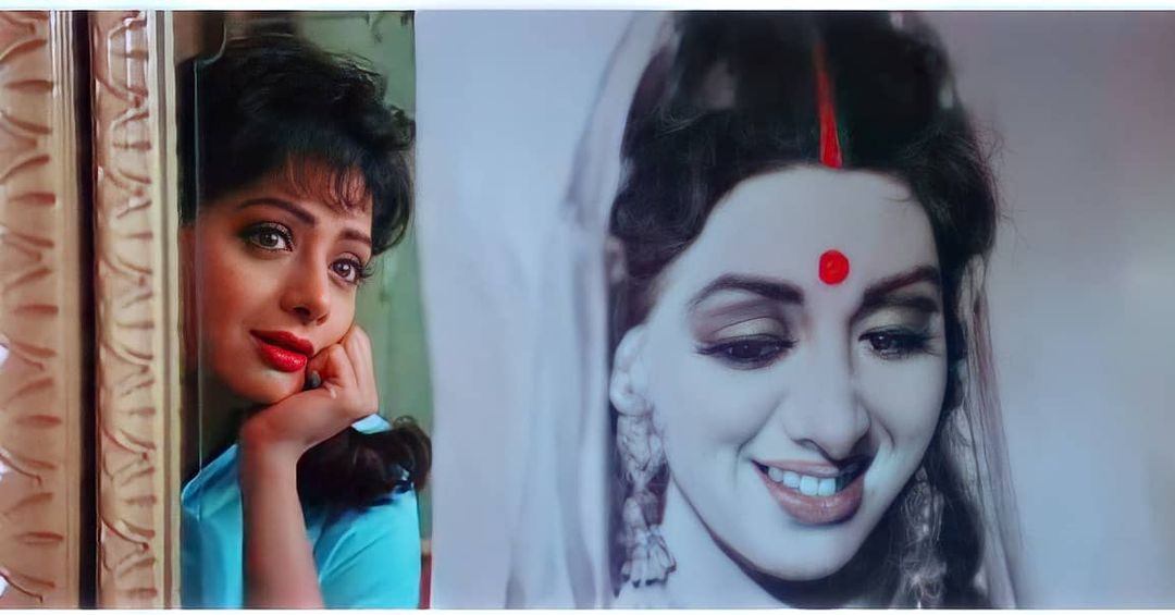Sridevi: Pooja aur Pallavi: Sridevi's double role in Lamhe: A picture ...